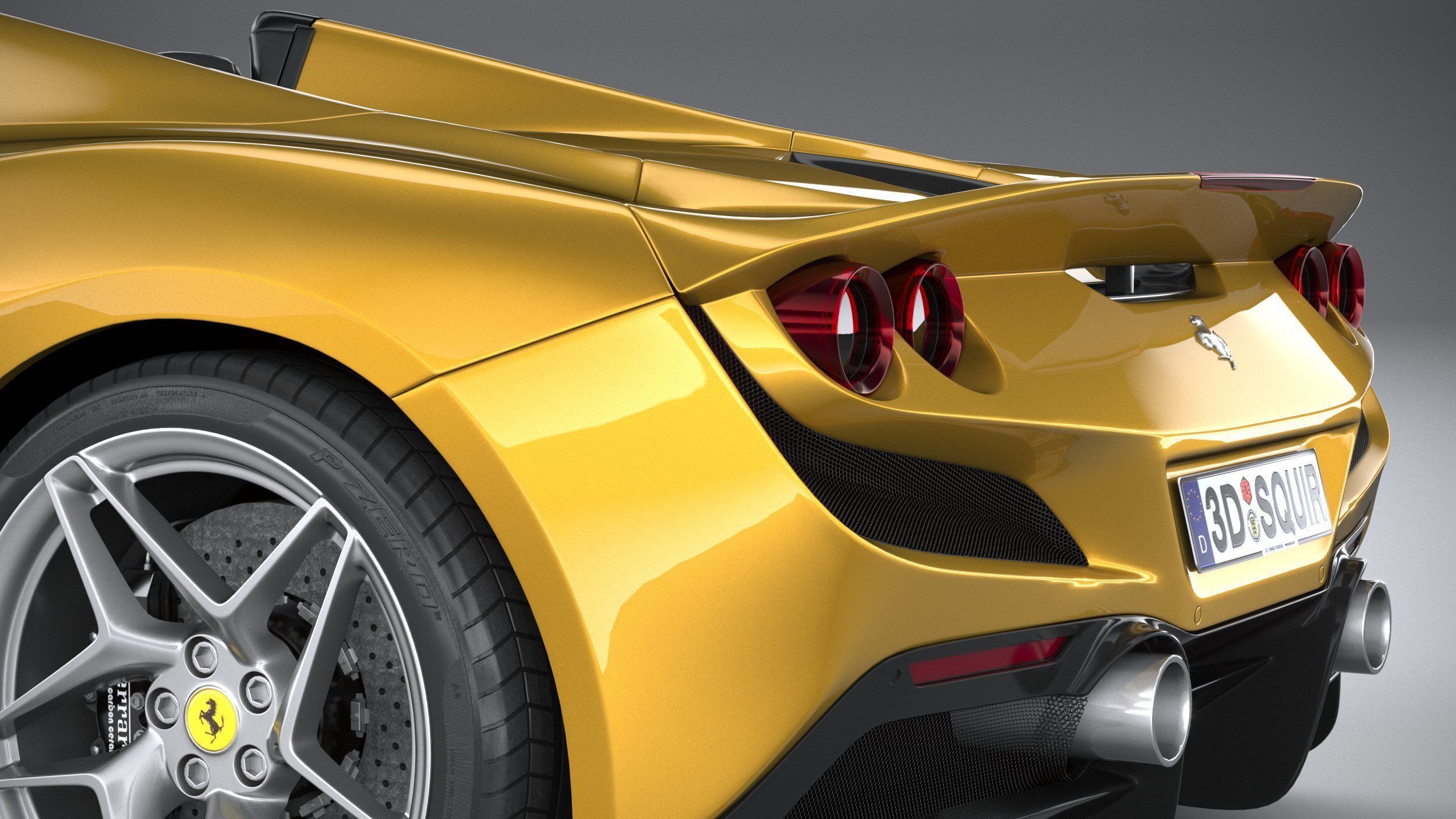 Ferrari F8 Spider 2020 3D model | CGTrader