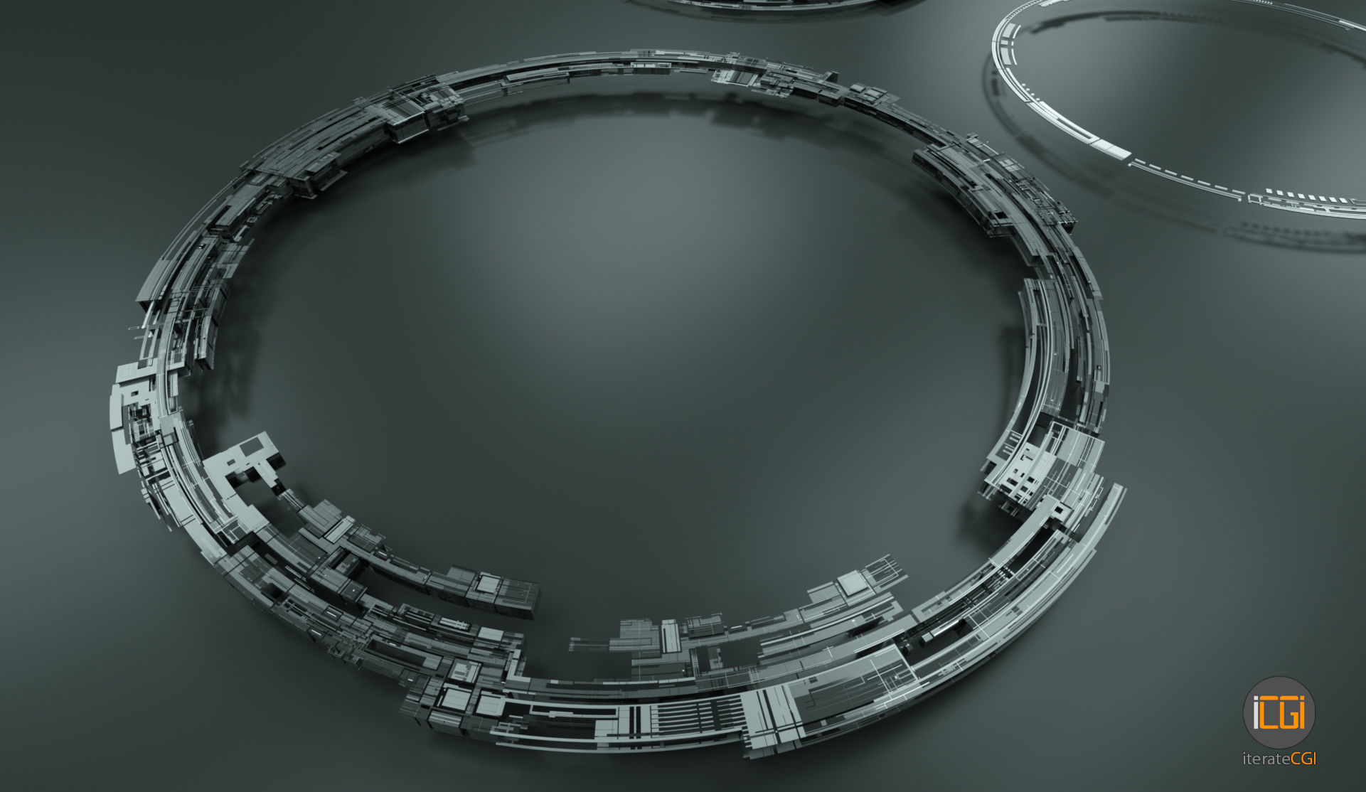 Tech Circles TC3 3D model | CGTrader