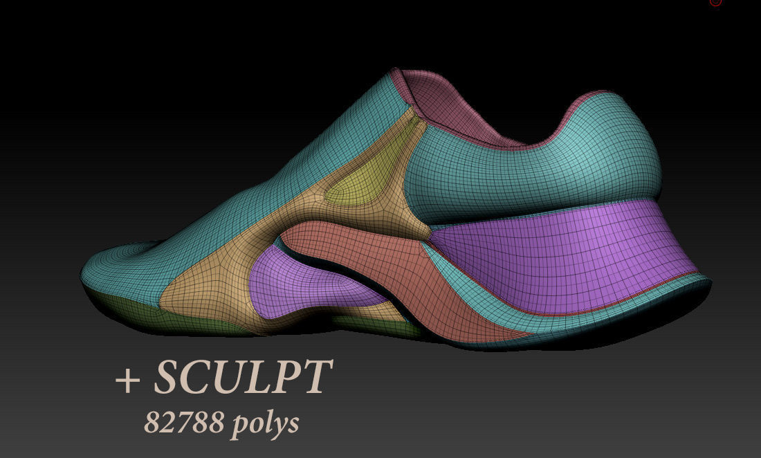 sci-fi shoe base sketch free 3D model | CGTrader