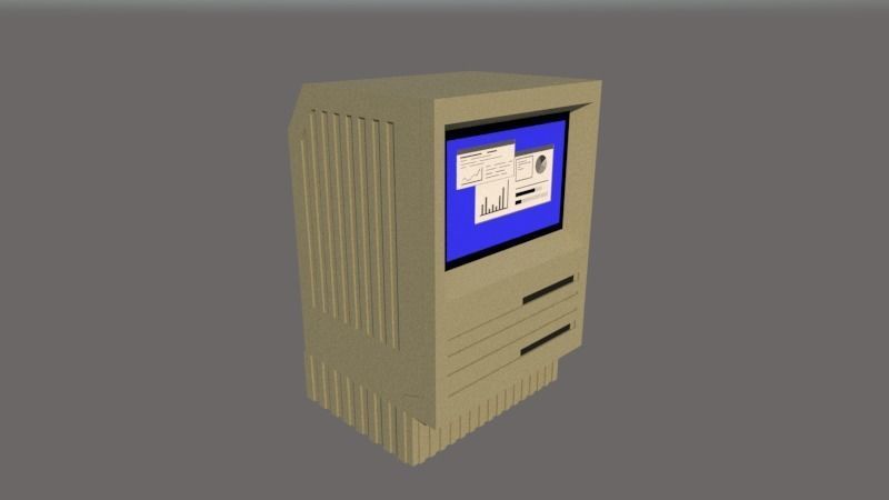 Old Computer 3D model 3D printable | CGTrader