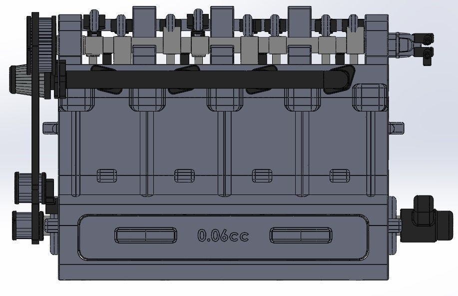 3D Printable Inline 4 Car Engine Model 3D model 3D printable | CGTrader