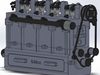 3D Printable Inline 4 Car Engine Model 3D model 3D printable | CGTrader