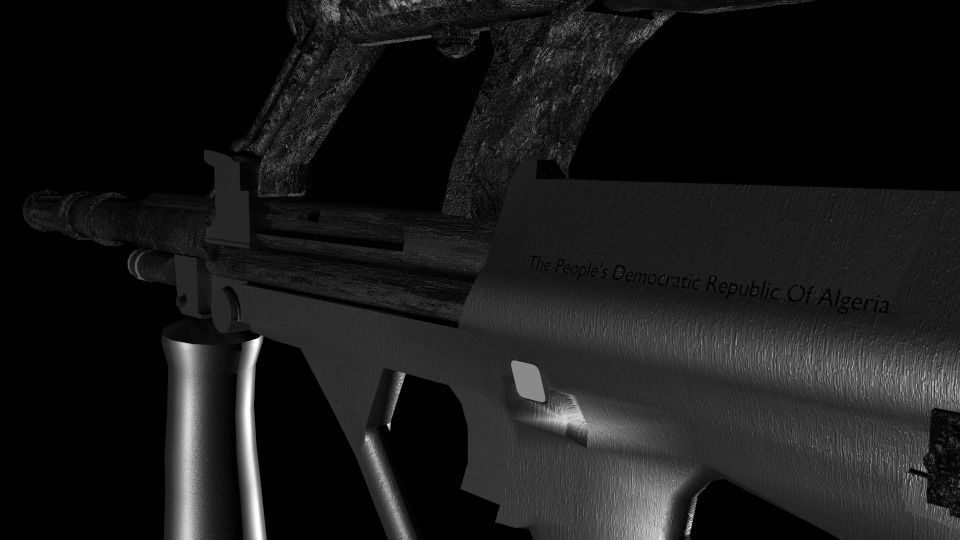 3D model AUG Rifle VR / AR / low-poly | CGTrader
