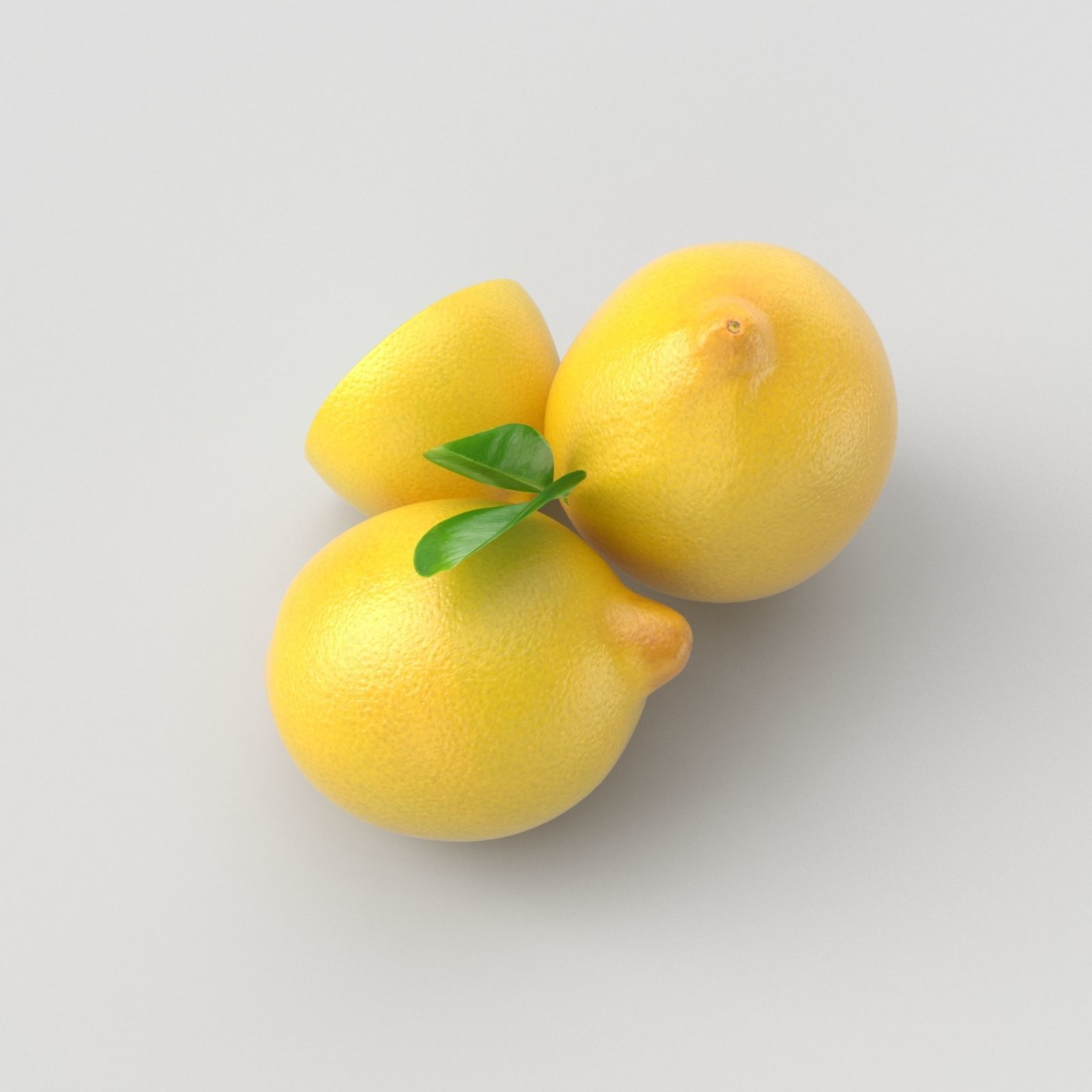 Lemon and Lime 3D model animated | CGTrader