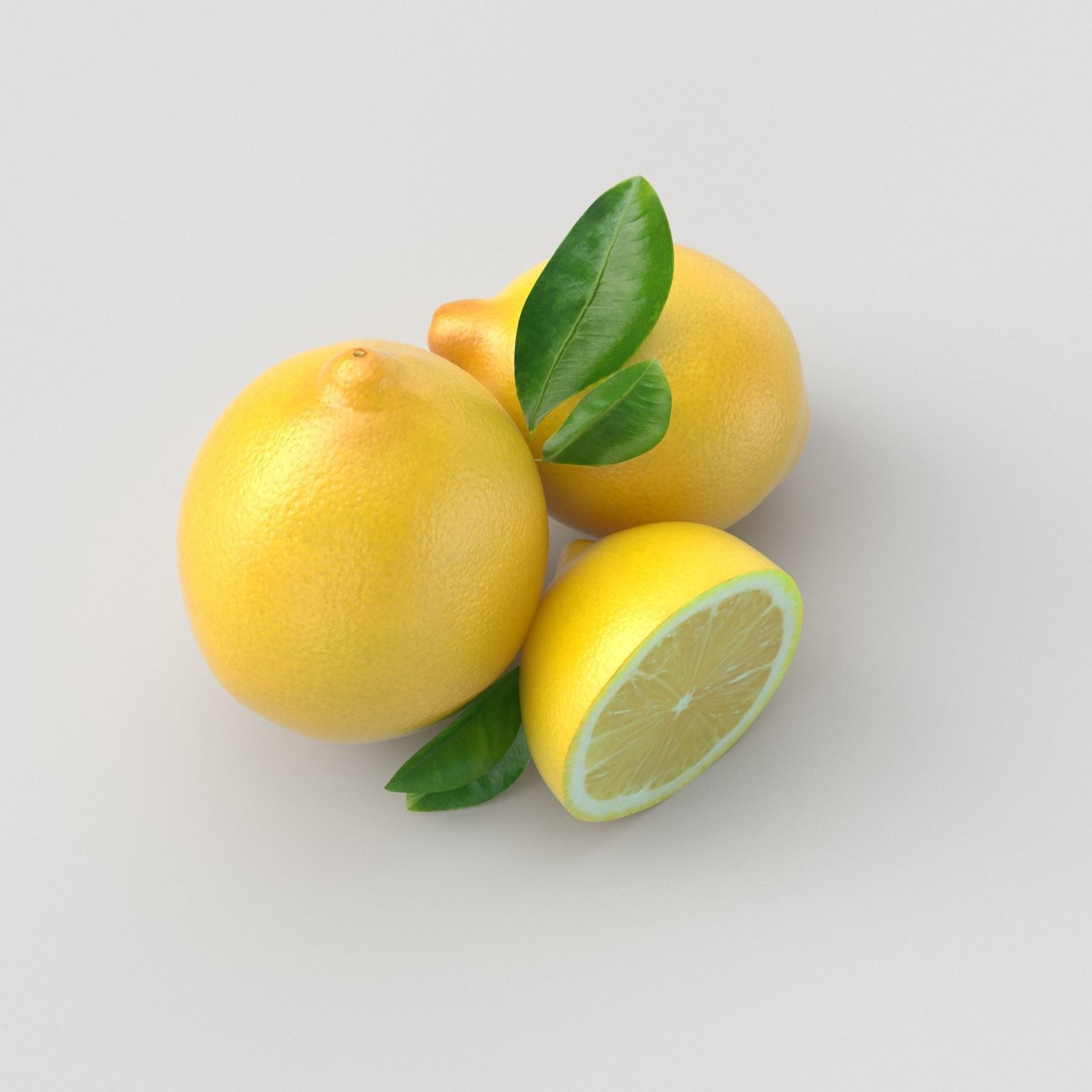 Lemon and Lime 3D model animated | CGTrader