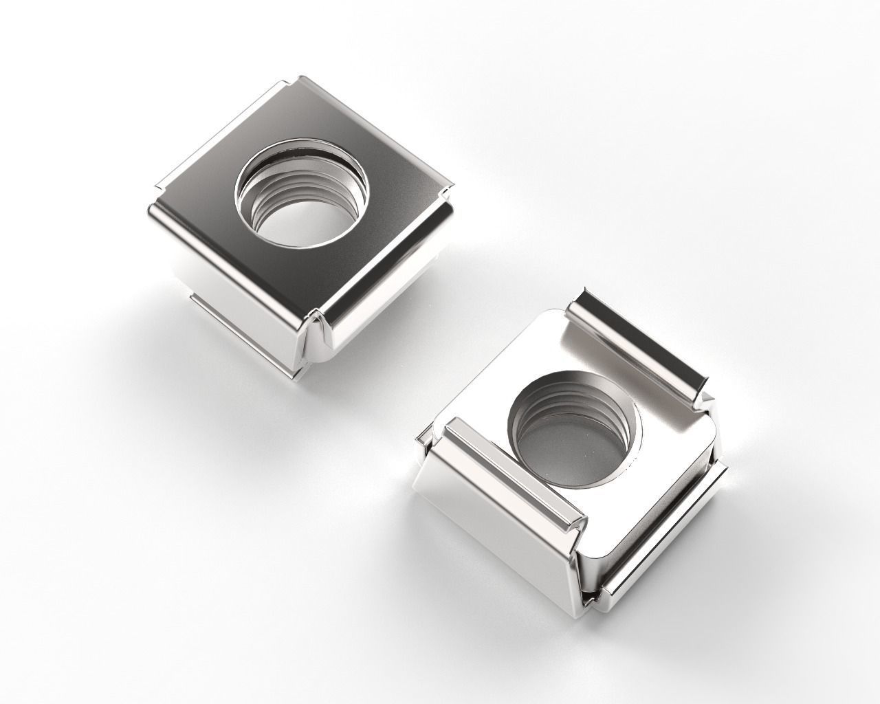 M6 Cage Nut 3D model | CGTrader