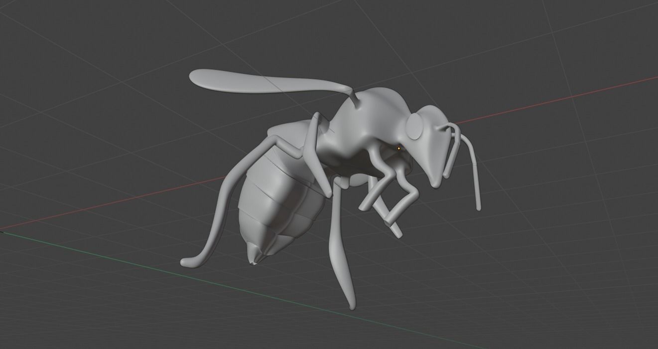 Bee Model 3D model 3D printable | CGTrader