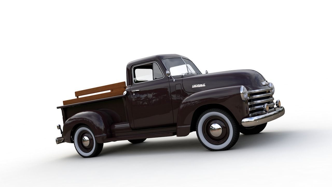 CHEVY 3100 PICKUP 1951 3D model | CGTrader