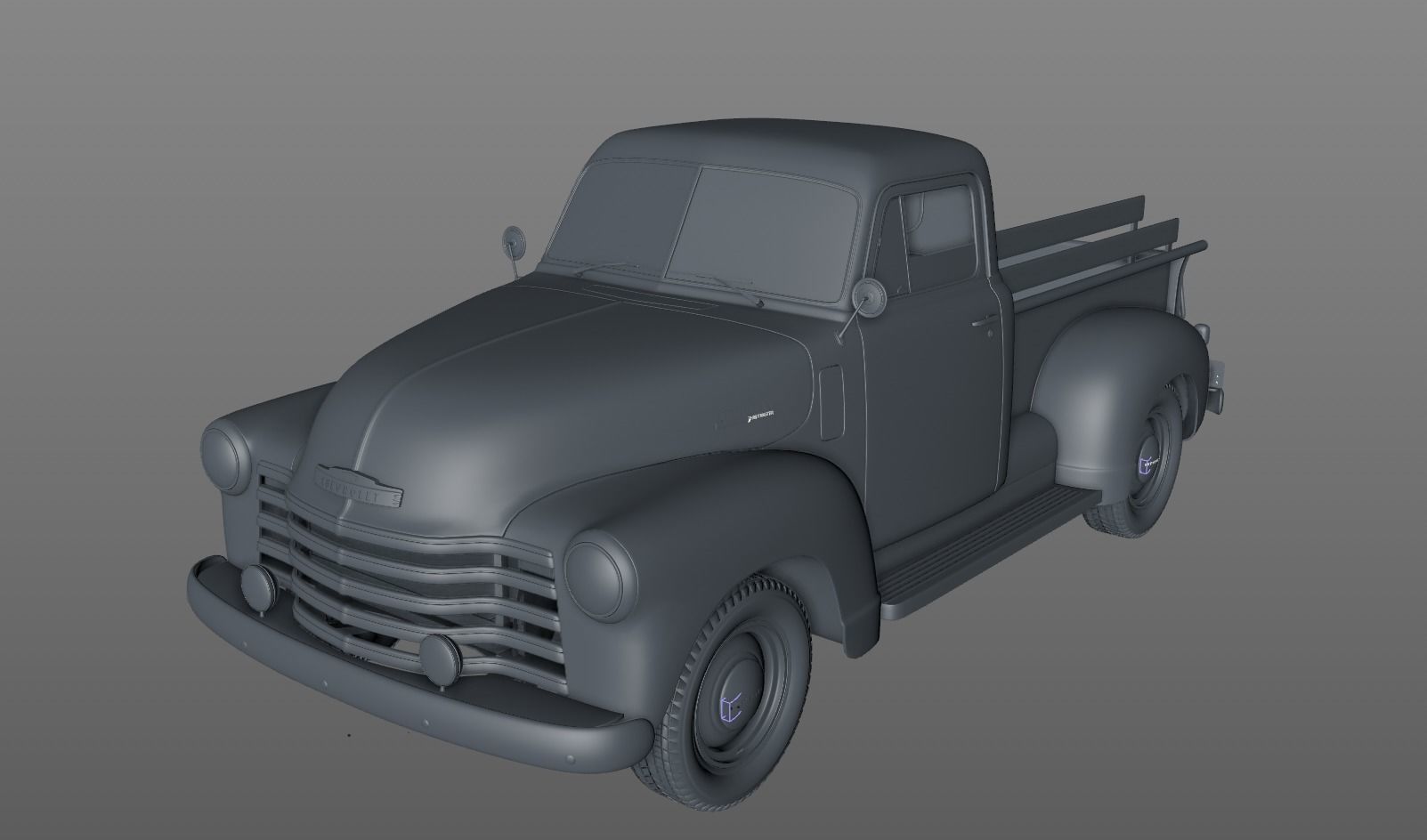 CHEVY 3100 PICKUP 1951 3D model | CGTrader