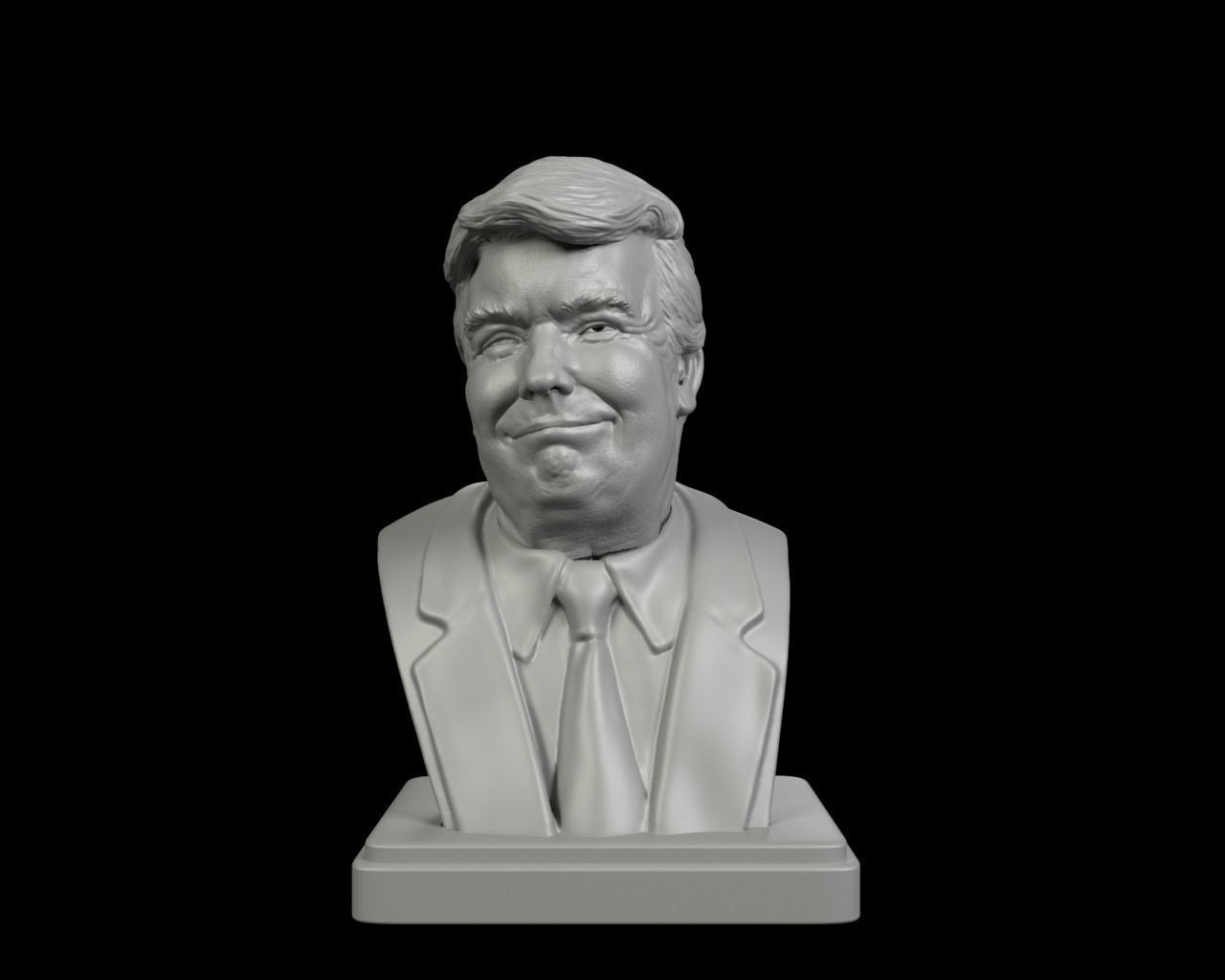 Donald Trump 3D model 3D printable | CGTrader