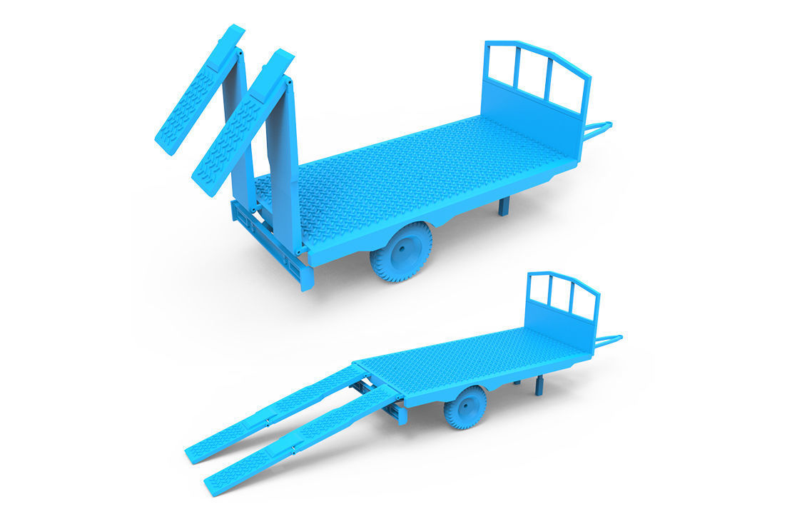 Trailer toy 3D model 3D printable | CGTrader