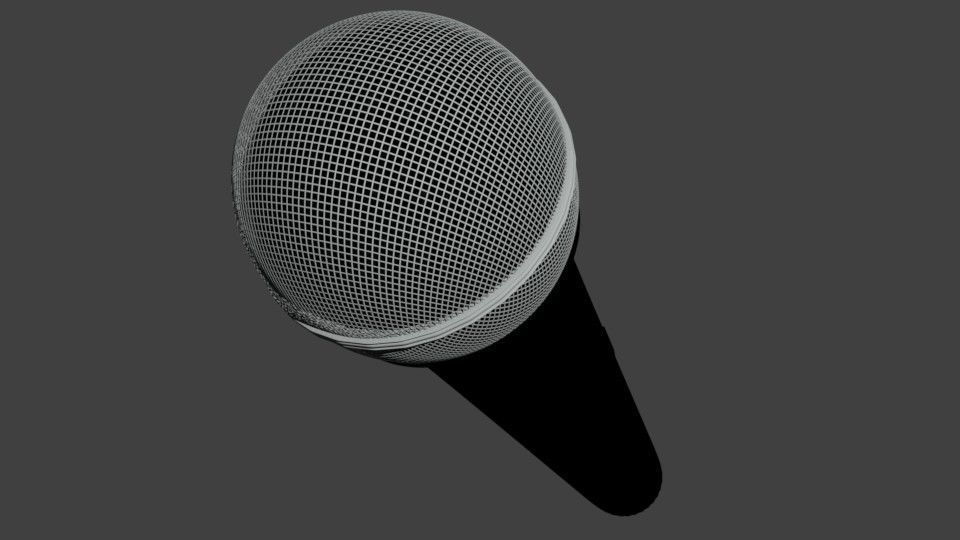 Microphone free 3D model | CGTrader