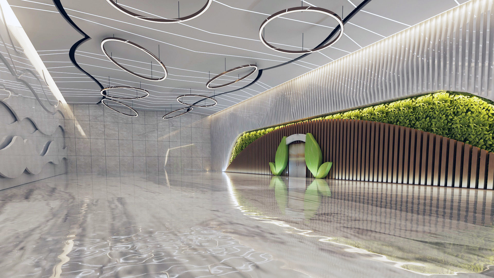 HAll Design Interior 3D model | CGTrader