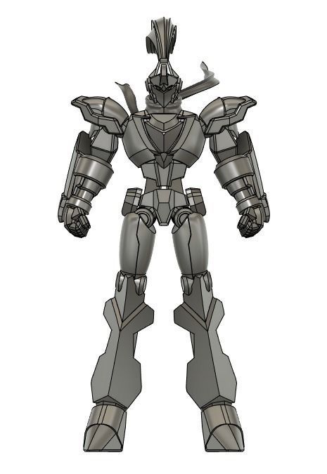 original design mechanic robot knight 3D model 3D printable | CGTrader