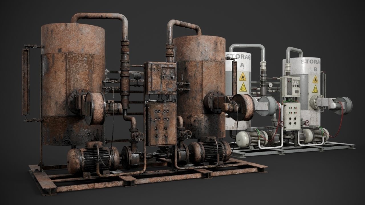 Industrial device 3D model | CGTrader