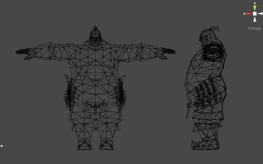 3D model Sumo Wrestler low-poly rigged 3d model VR / AR / low-poly ...