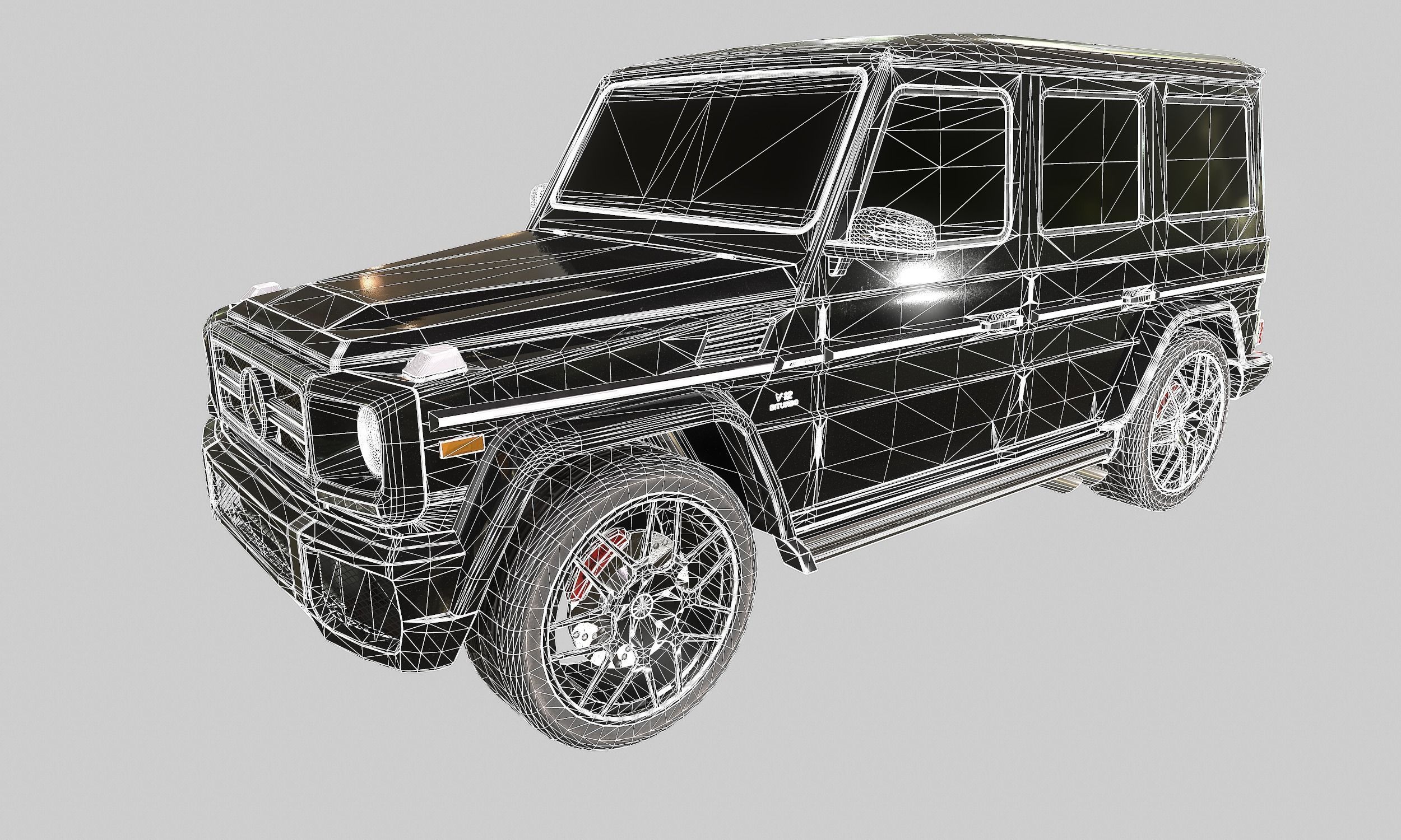 3D model Mercedes-Benz G65 AMG VR / AR / low-poly | CGTrader