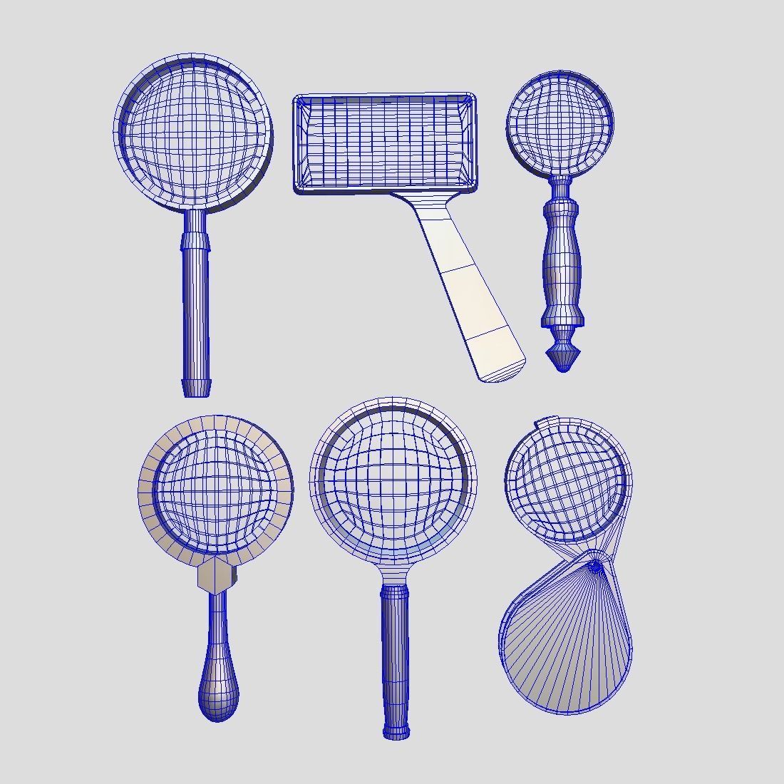 3D model Magnifying Glass Pack VR / AR / low-poly | CGTrader