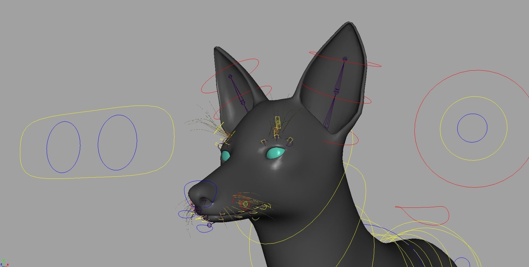 Realistic jackal animal 3d model 3D model rigged | CGTrader