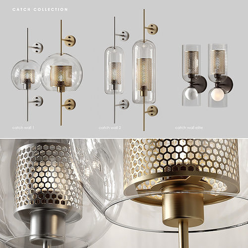 Lampatron Catch Wall Collection 3D model | CGTrader