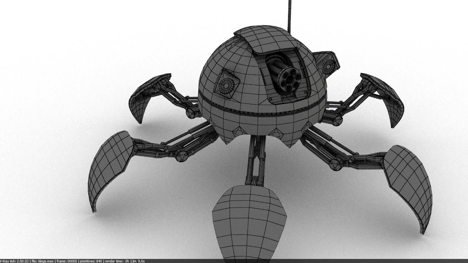 3D model BALL-SPIDER TRANSFORMER VR / AR / low-poly rigged | CGTrader