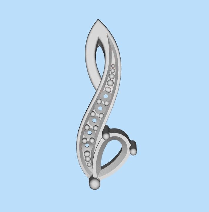Earrings with gems and diamonds 3dm stl print 3D model 3D printable ...