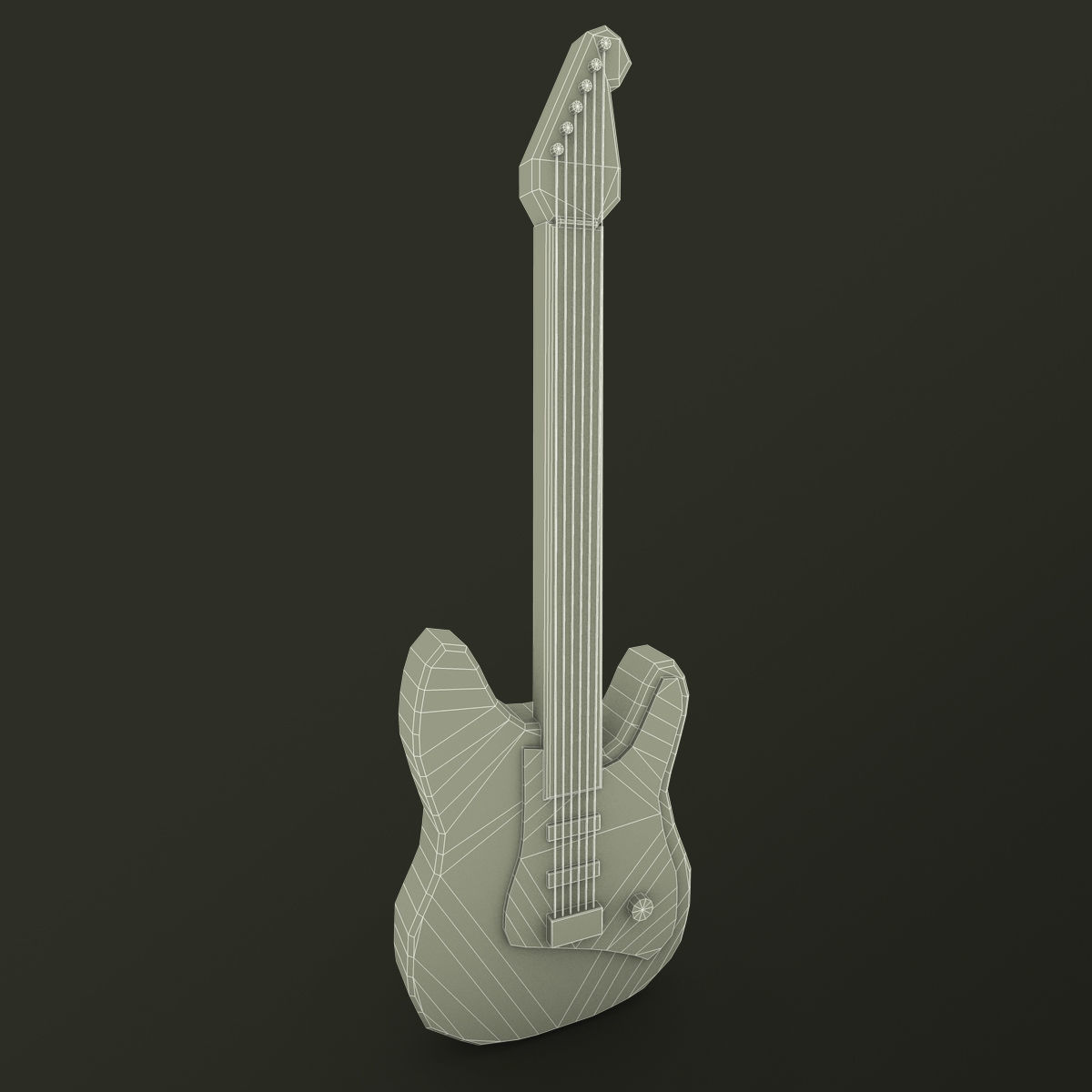 Low Poly Musical Instruments 3D model | CGTrader