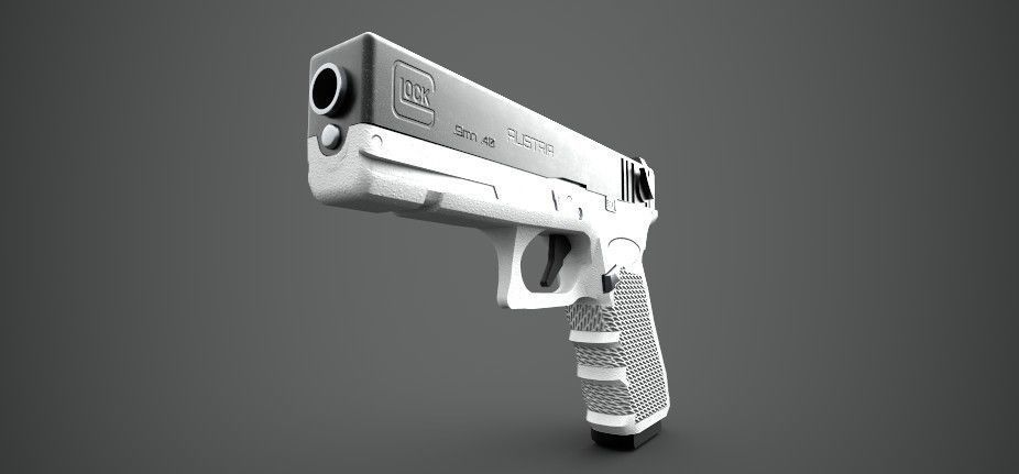 3D model Glock 18 Gun PBR VR / AR / low-poly | CGTrader