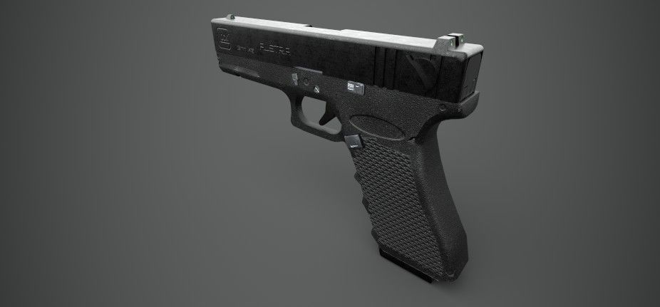 3D model Glock 18 Gun PBR VR / AR / low-poly | CGTrader