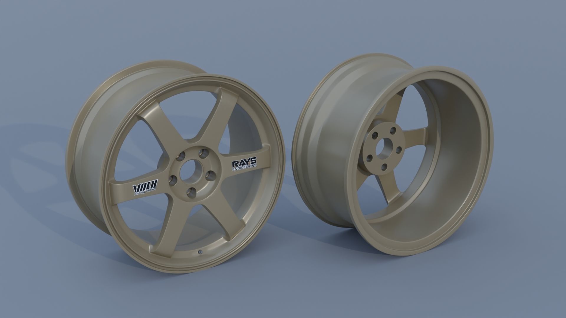 Volk Racing TE37 3D model | CGTrader
