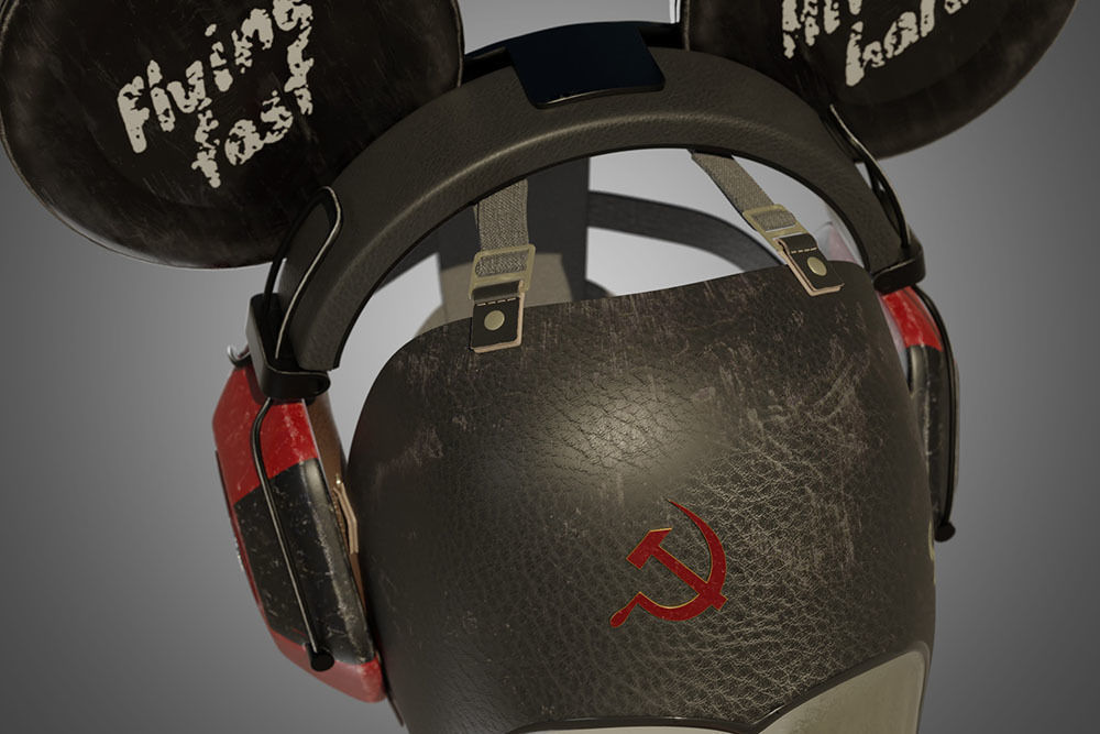 3D model Freaky Mickey - Gas mask VR / AR / low-poly | CGTrader