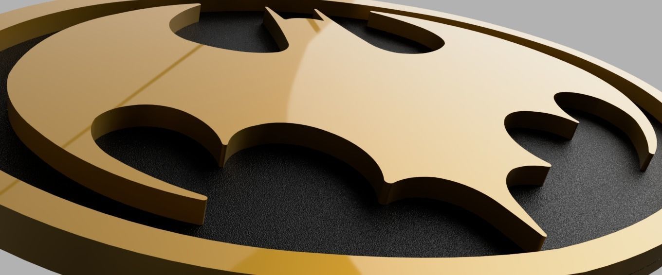 Batman 1989 Chest Emblem 3D model 3D printable | CGTrader
