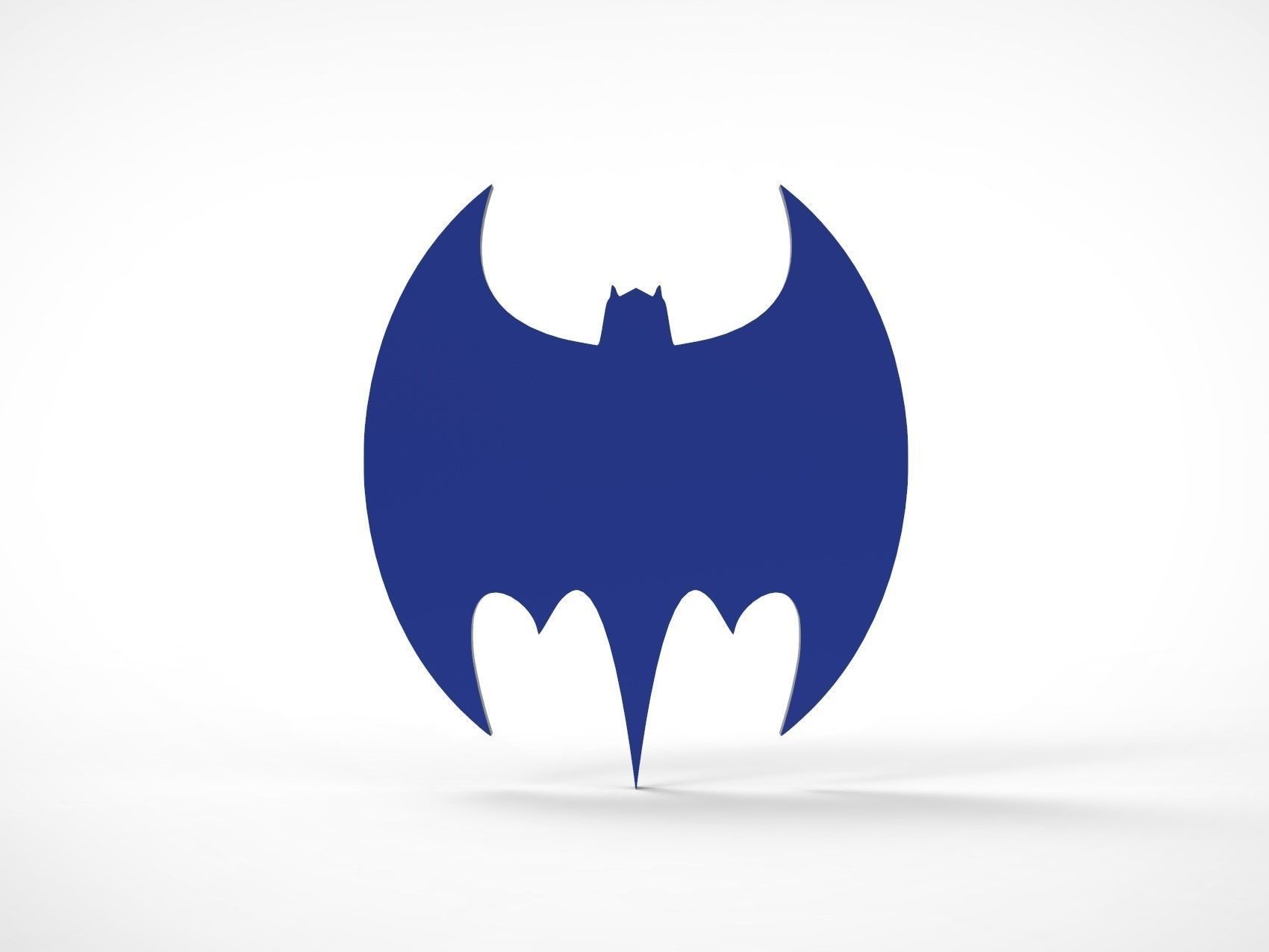 1965 Batman Chest Logo Symbol Emblem 3D model 3D printable | CGTrader