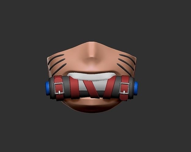 Ninja Face Mask free 3D model 3D printable | CGTrader