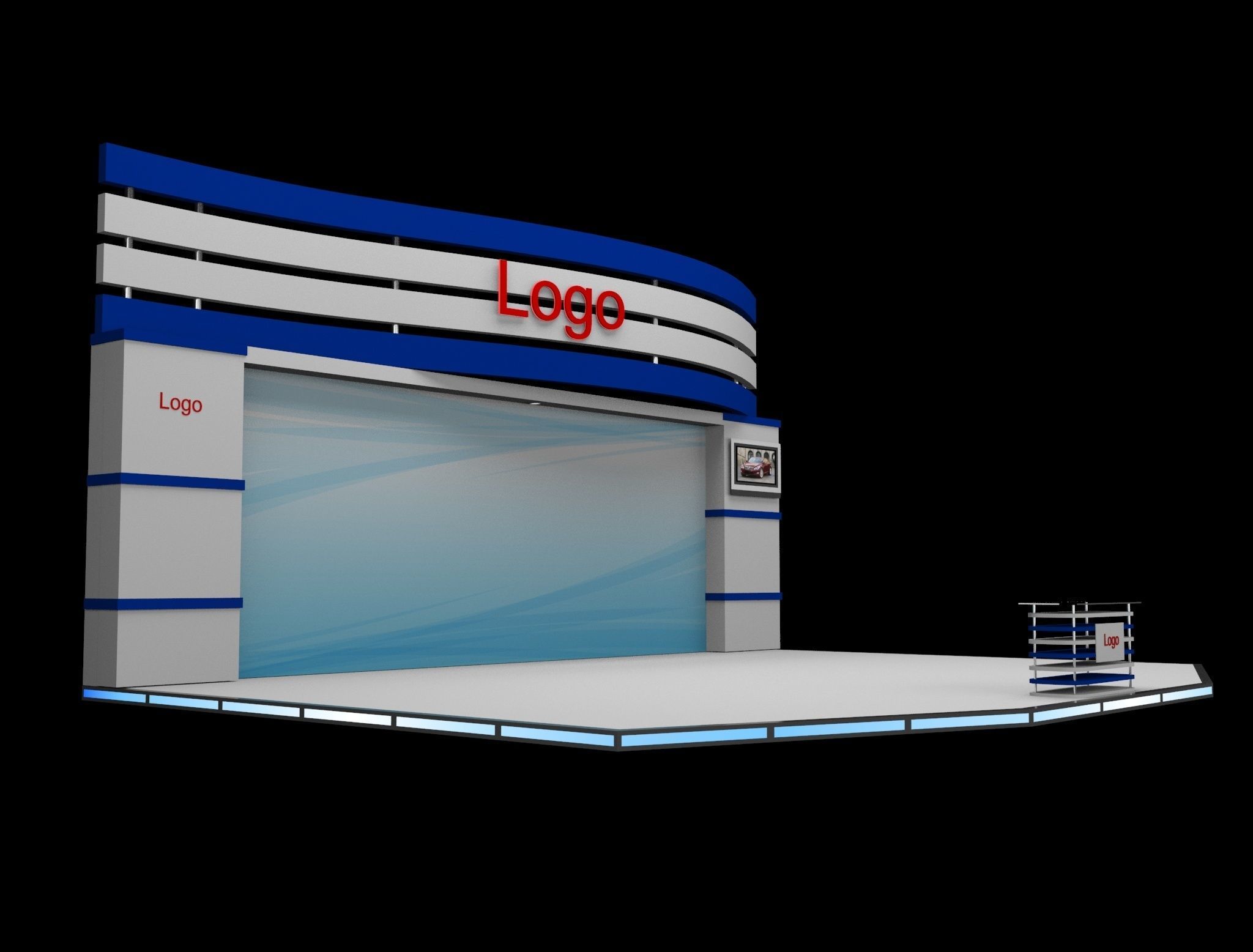 3d Car Display setup 3D model | CGTrader