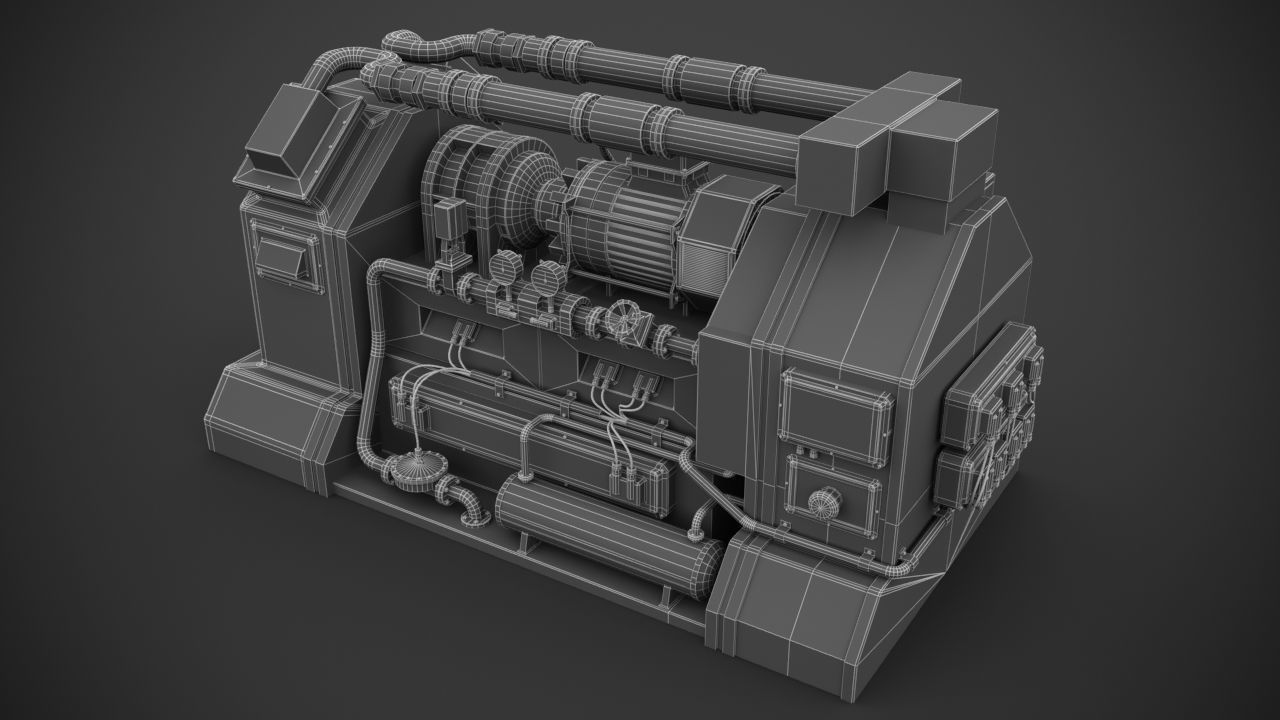 Machinery device 3D model | CGTrader