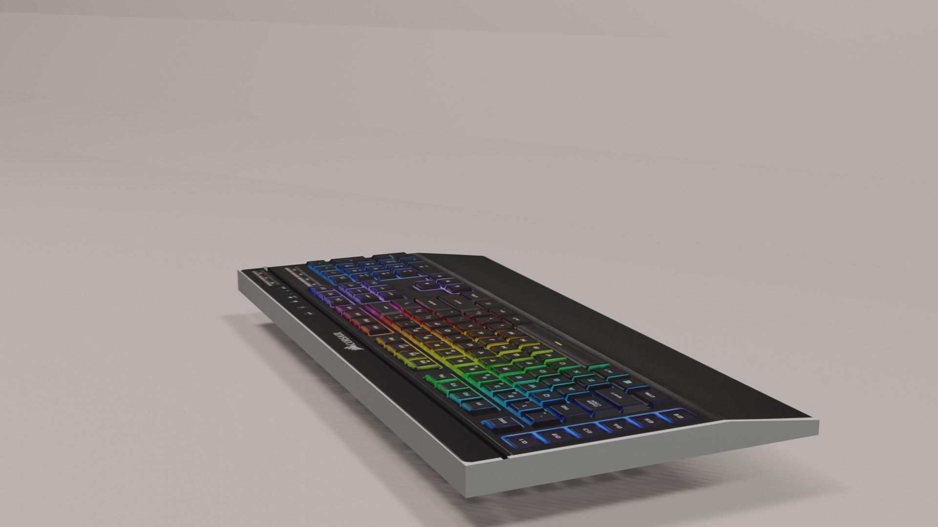 3D model Keyboard Gaming Low-poly 3D model Low-poly 3D model VR / AR ...