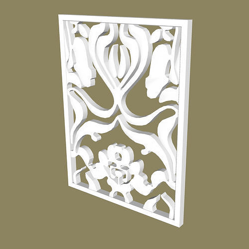 wall panel 3D model | CGTrader