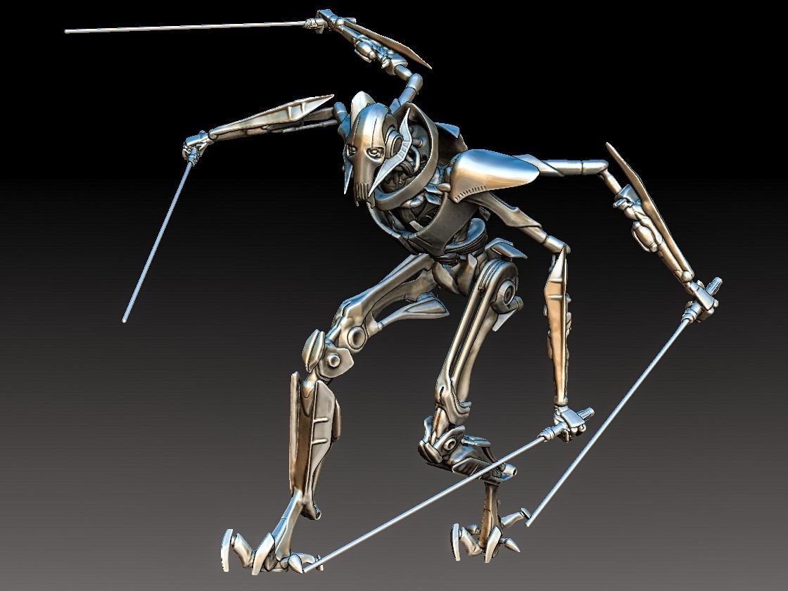 General Grievous STL 3D model 3D printable | CGTrader