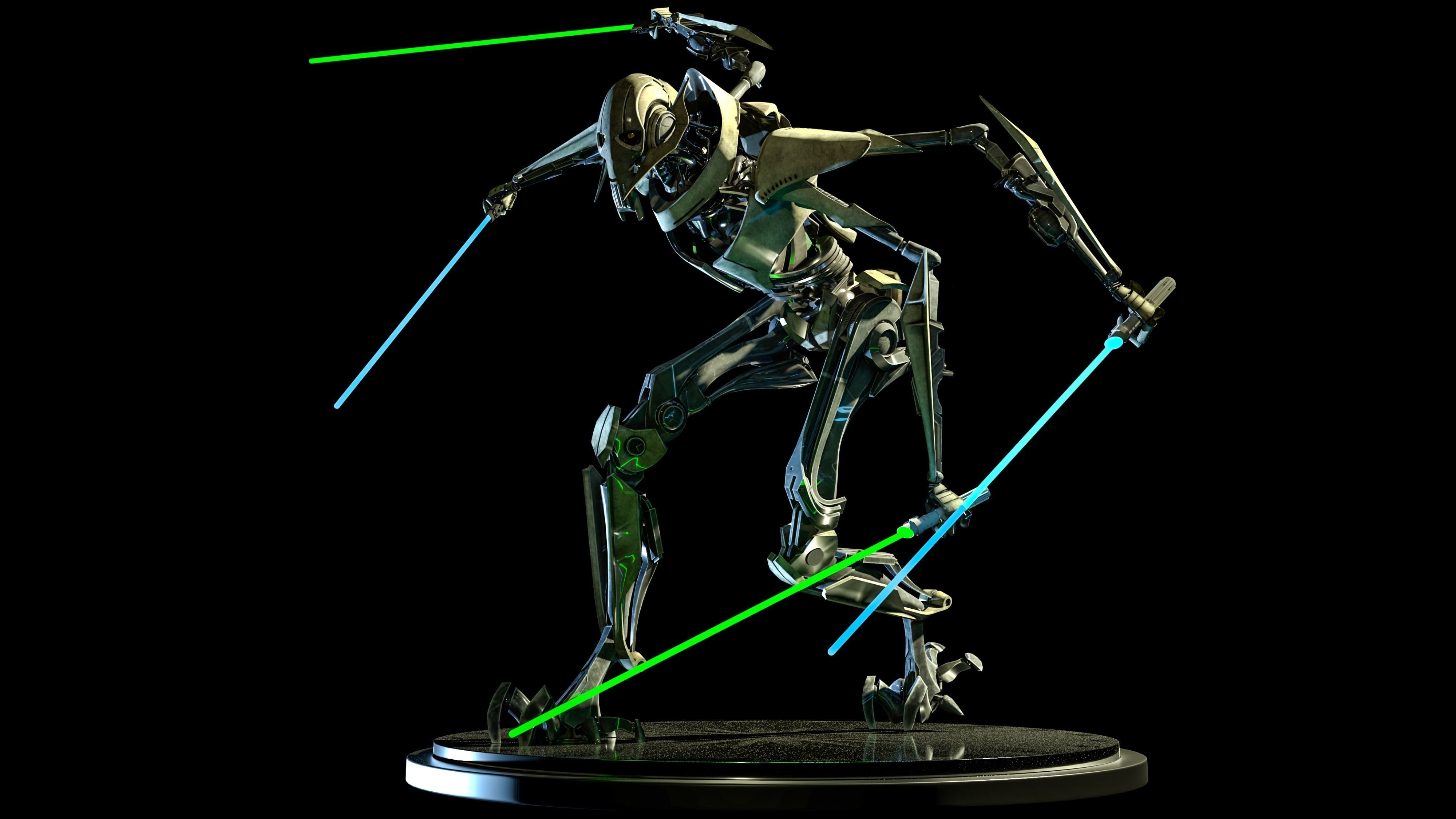 General Grievous STL 3D model 3D printable | CGTrader