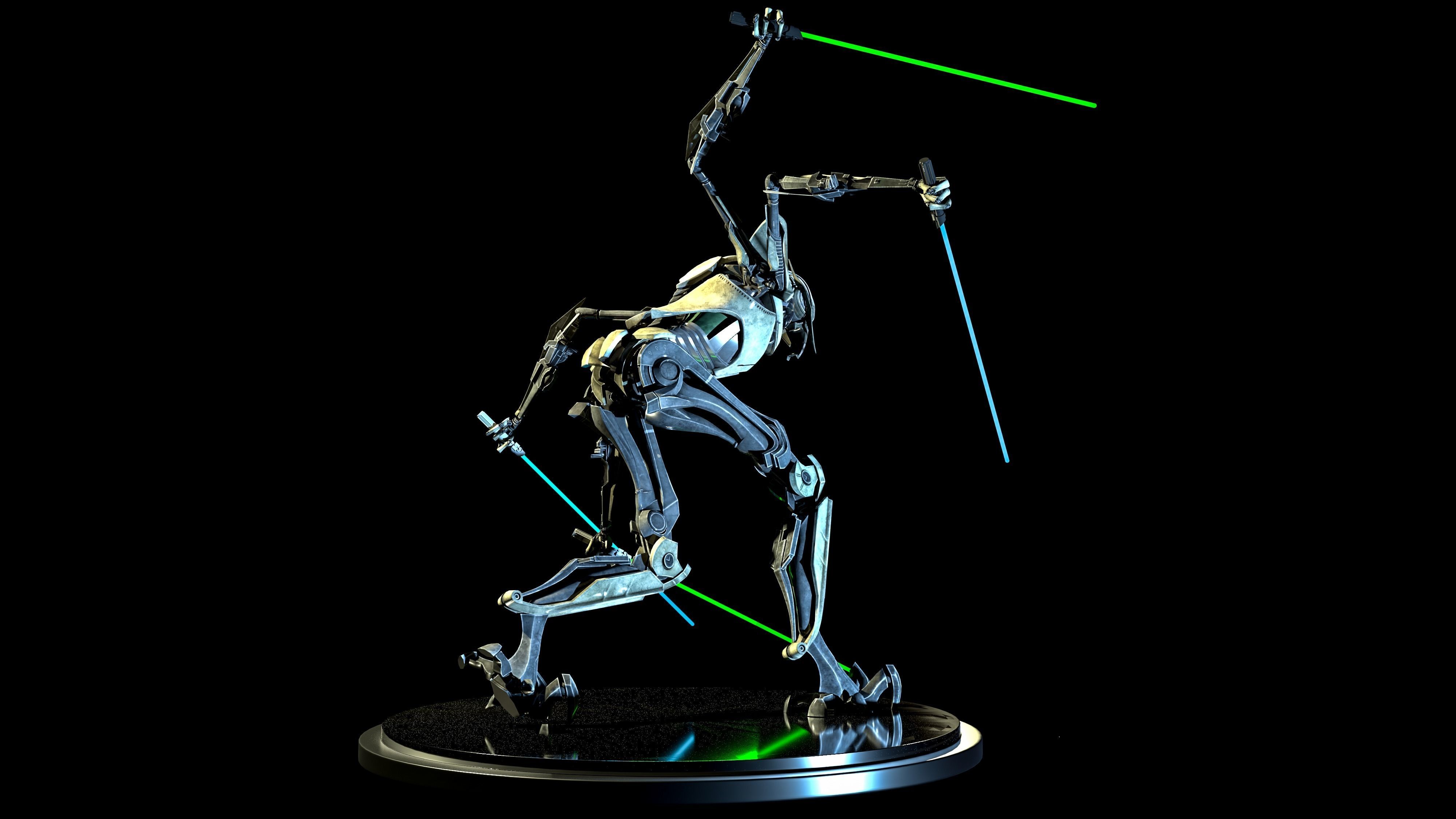 General Grievous STL 3D model 3D printable | CGTrader