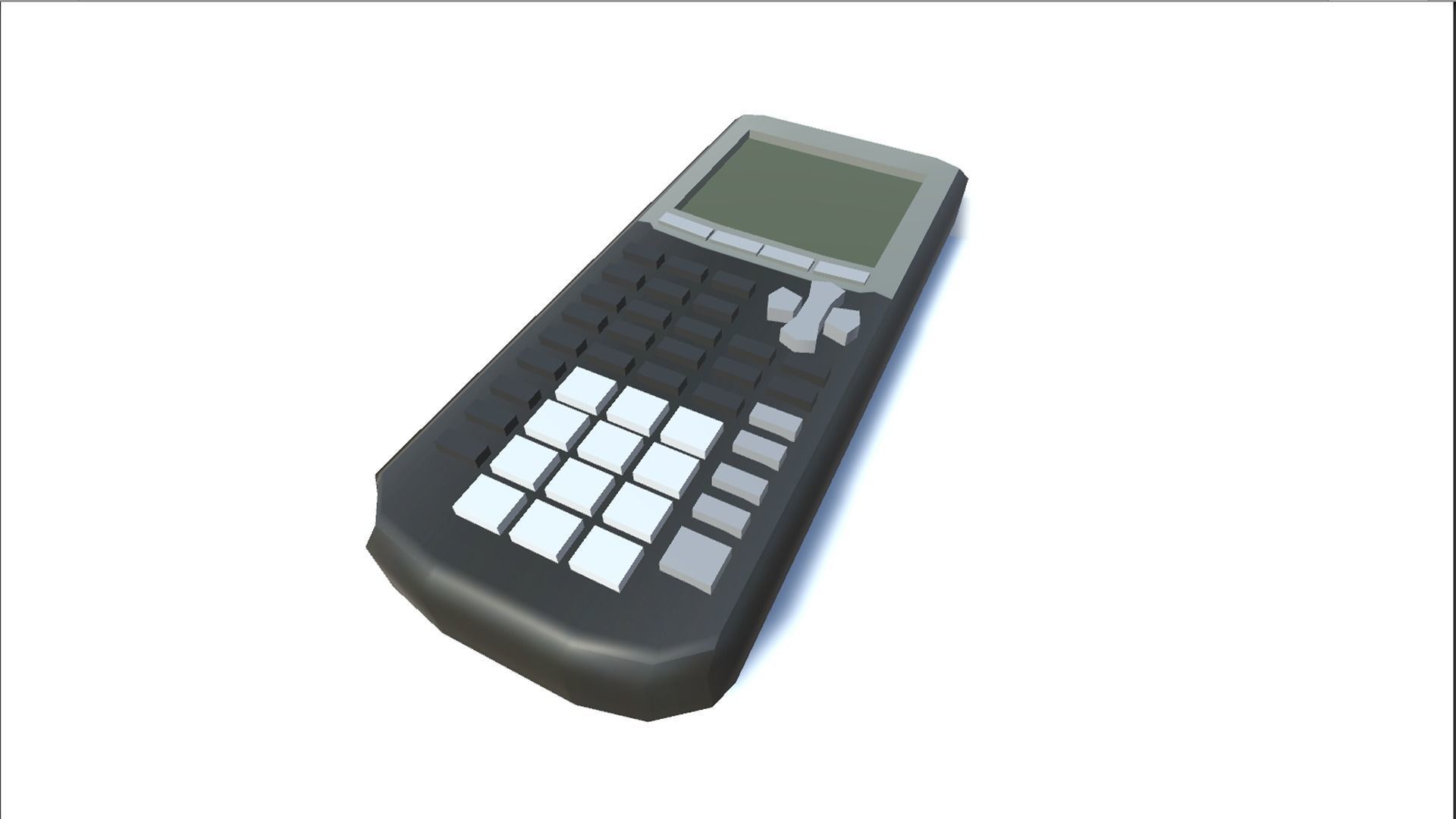 3D model TI-84 calculator VR / AR / low-poly | CGTrader