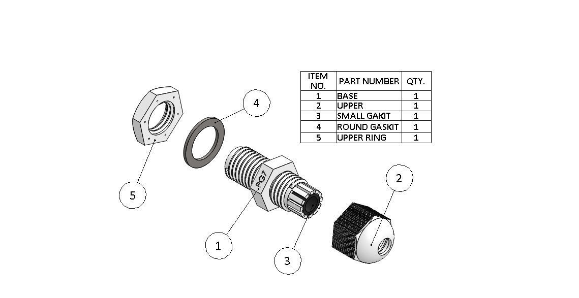 PG-7 Gland 3D model | CGTrader