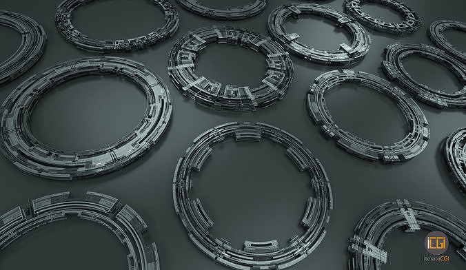Tech Circles TC4 3D model | CGTrader
