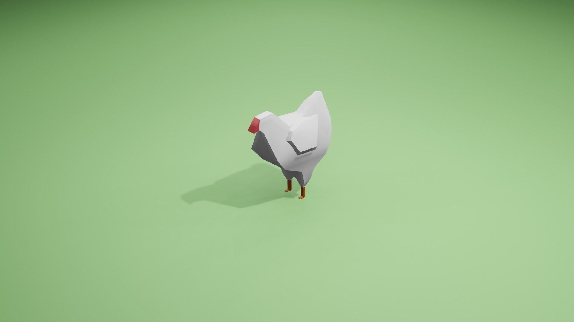 Chicken 3D Model low-poly 3D model | CGTrader