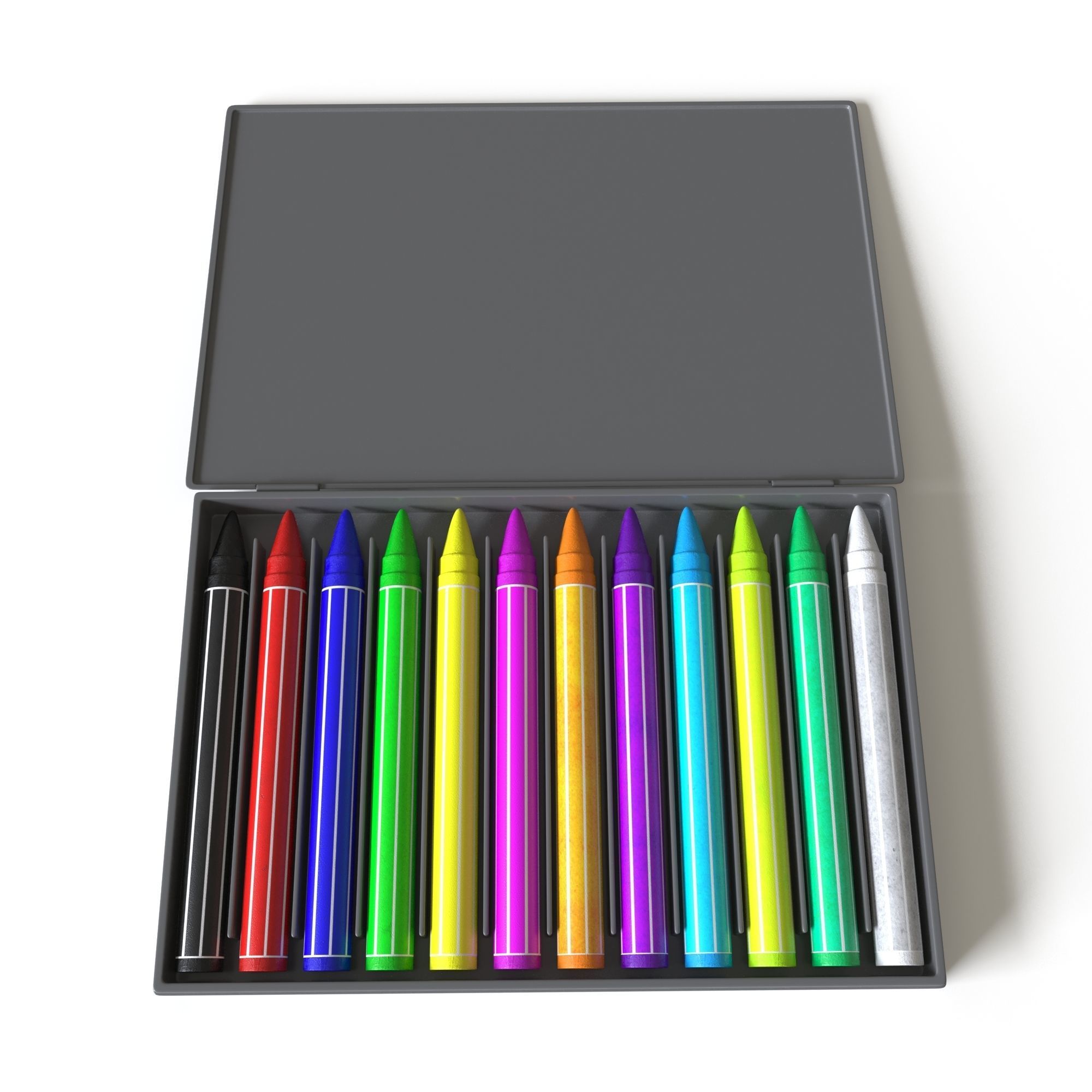 Pastel color box 3D model | CGTrader