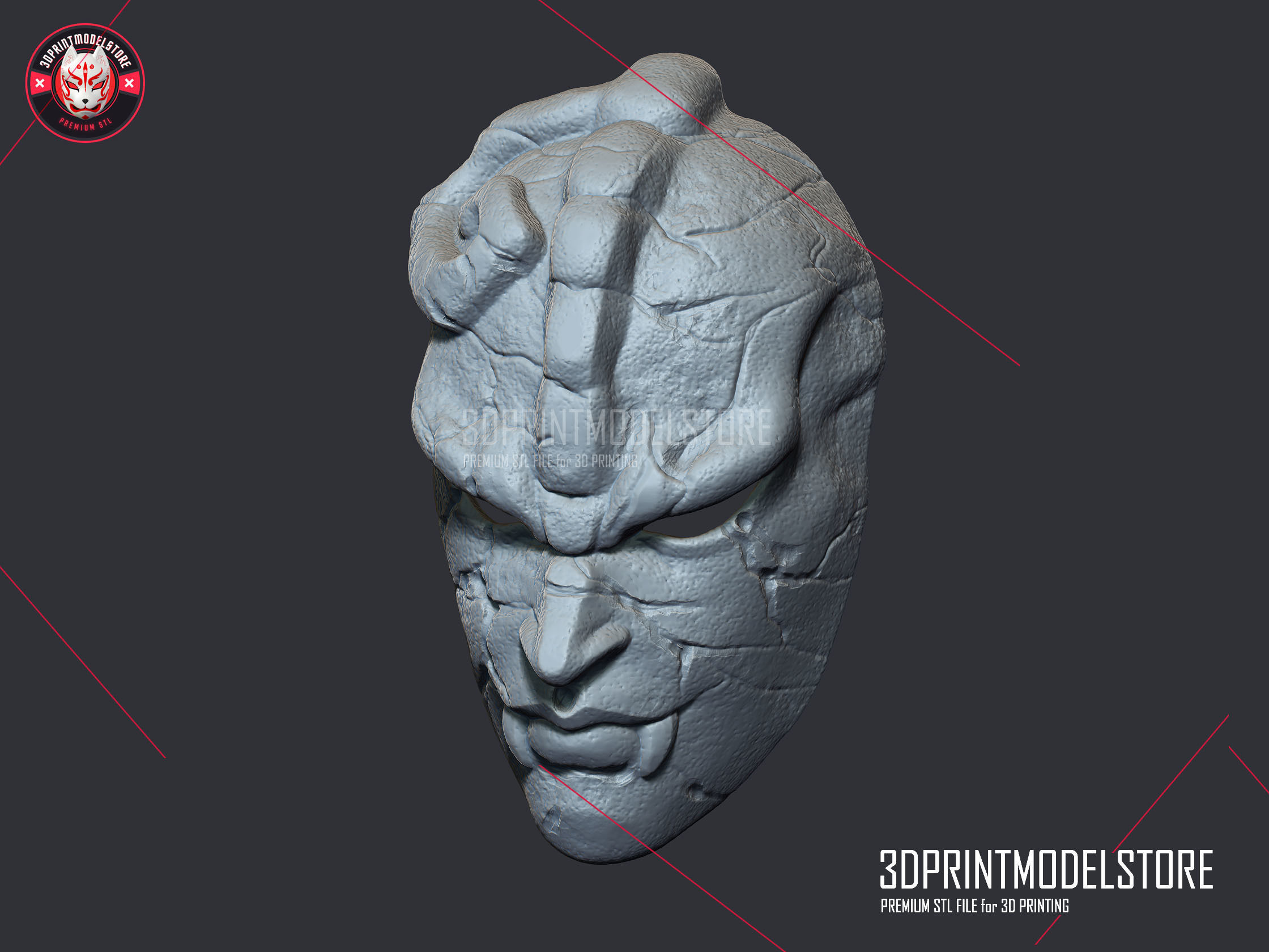 Jojo Bizarre Adventure Stone Mask - Anime Halloween Cosplay 3D model 3D ...