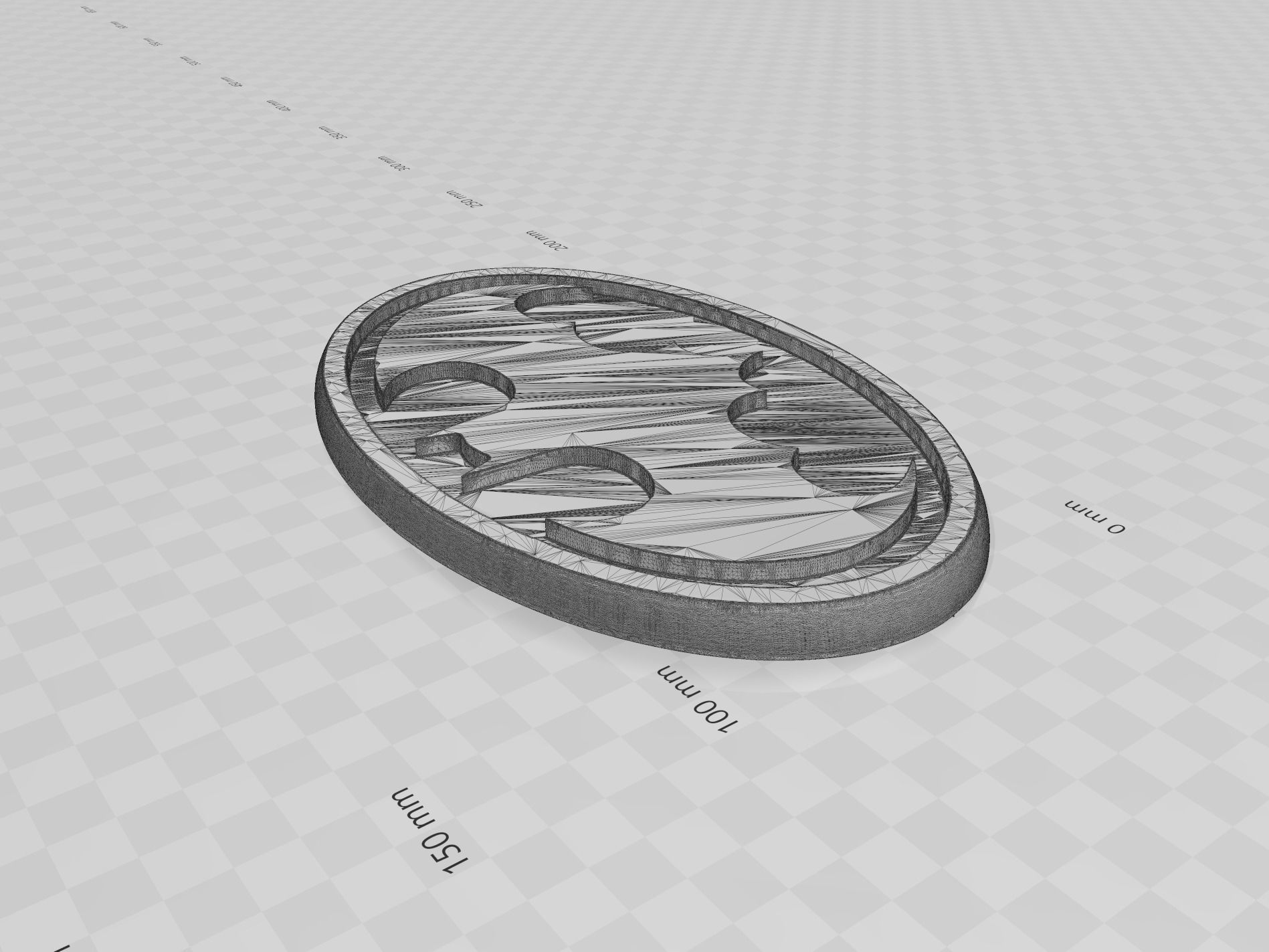 1989 Batman Chest Logo Symbol Emblem 3D model 3D printable | CGTrader