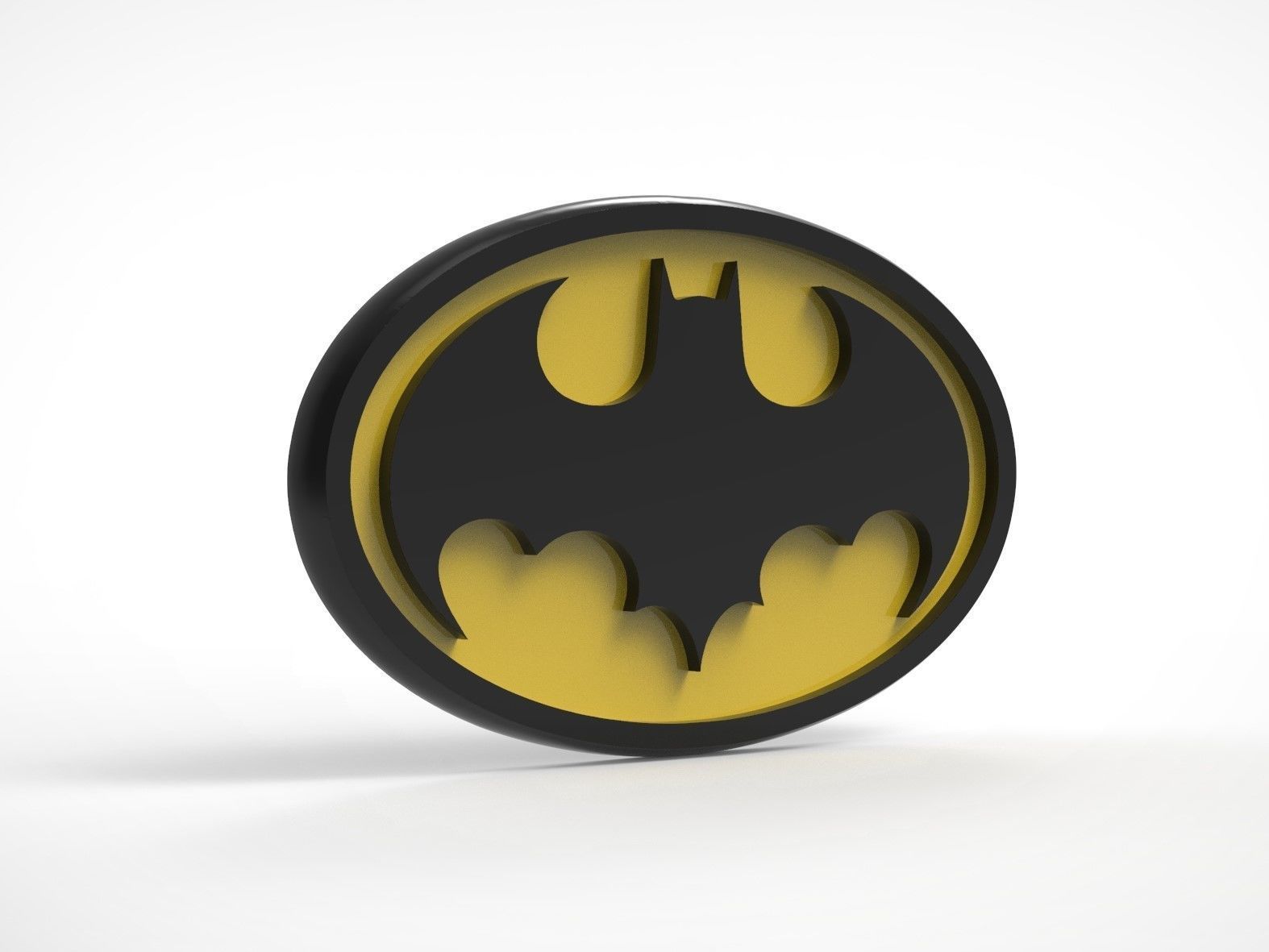 1989 Batman Chest Logo Symbol Emblem 3D model 3D printable | CGTrader