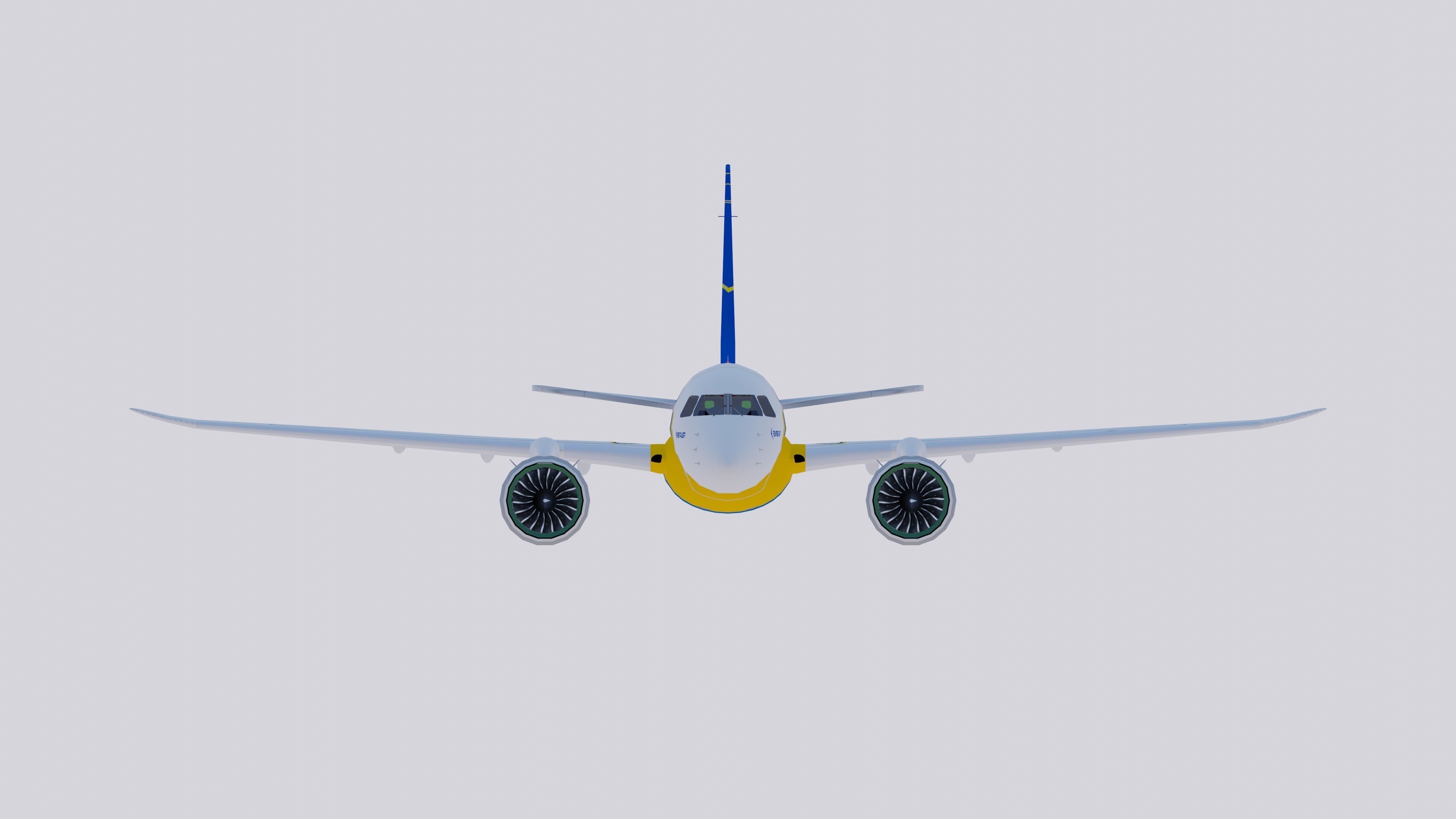Embraer E175 E-2 Color House 3D model | CGTrader
